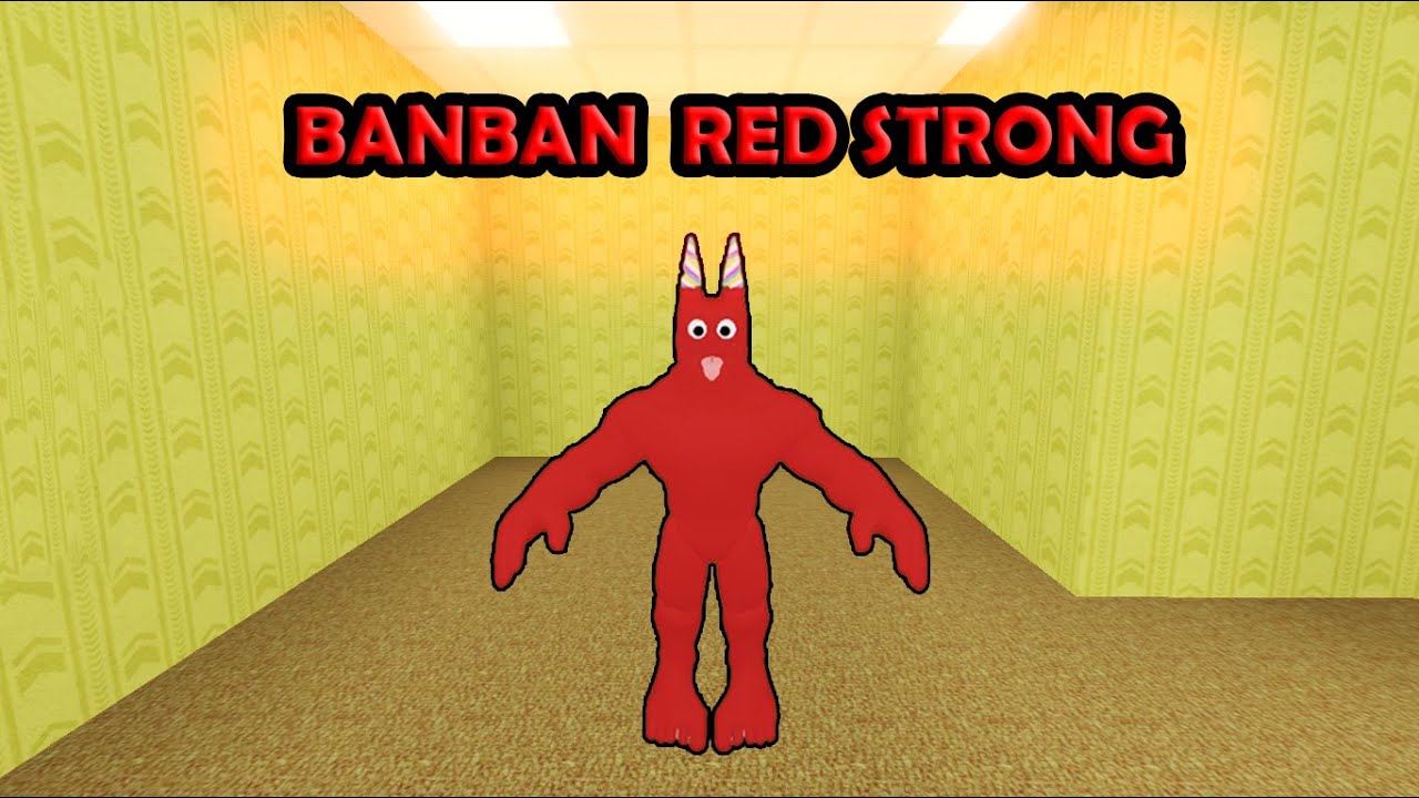 How to find Banban Strong Buffed update 154. Roblox Backrooms morphs ...