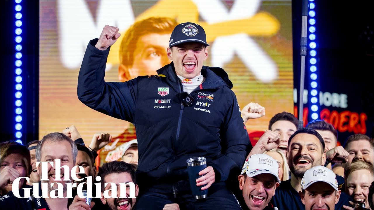 Max Verstappen celebrates fourth Formula One world champion title in ...