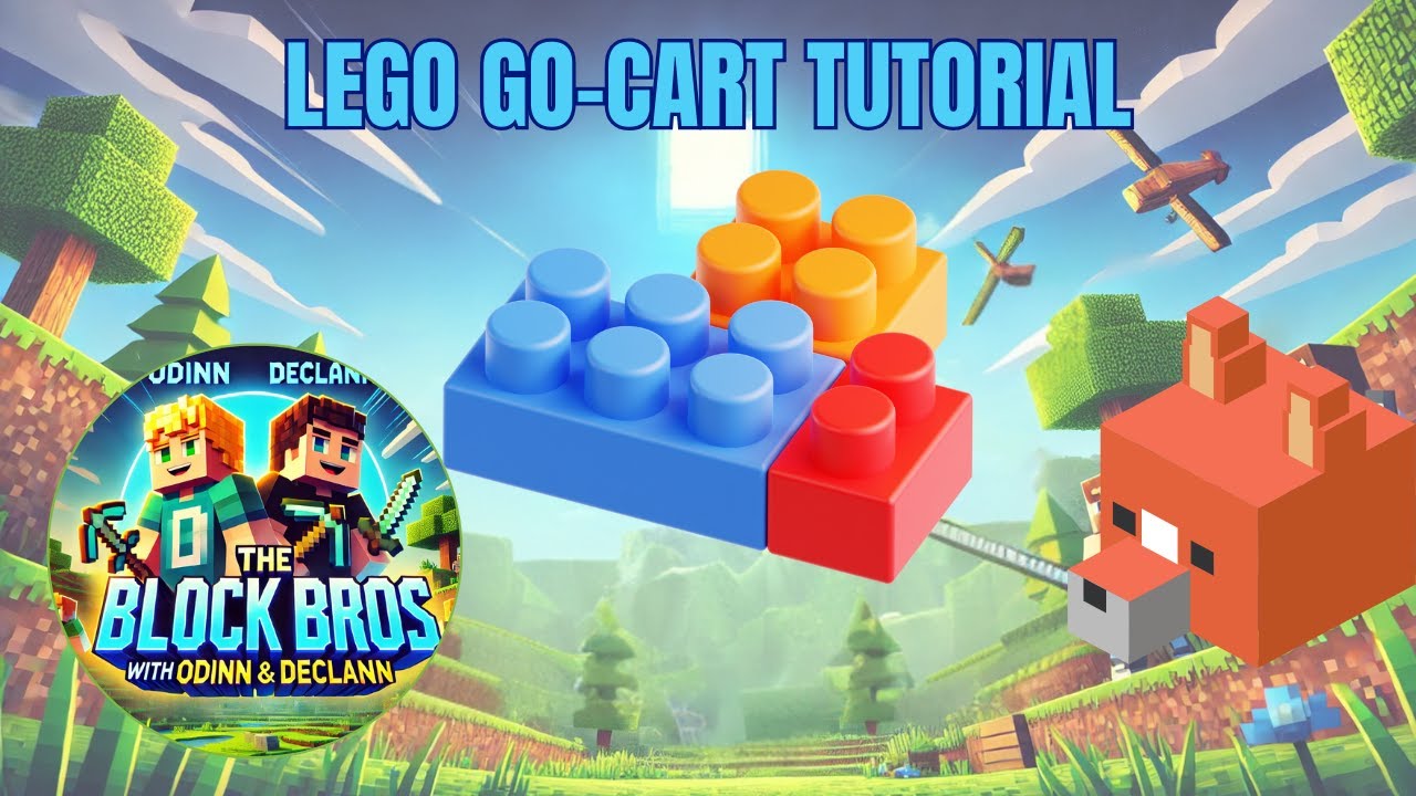 Declann Builds a LEGO Go-Kart | Step-by-Step Tutorial! - YouTube