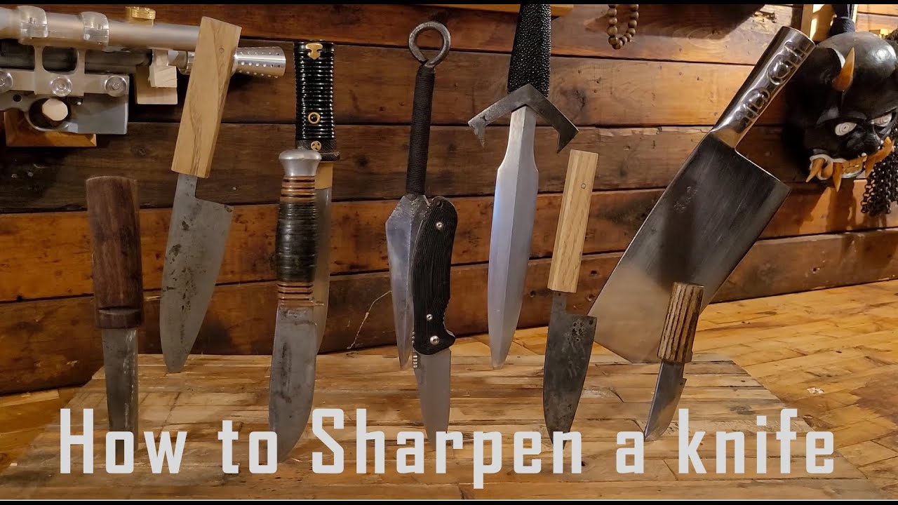 Master The Art Of Knife Sharpening With This Easy Tutorial! - YouTube
