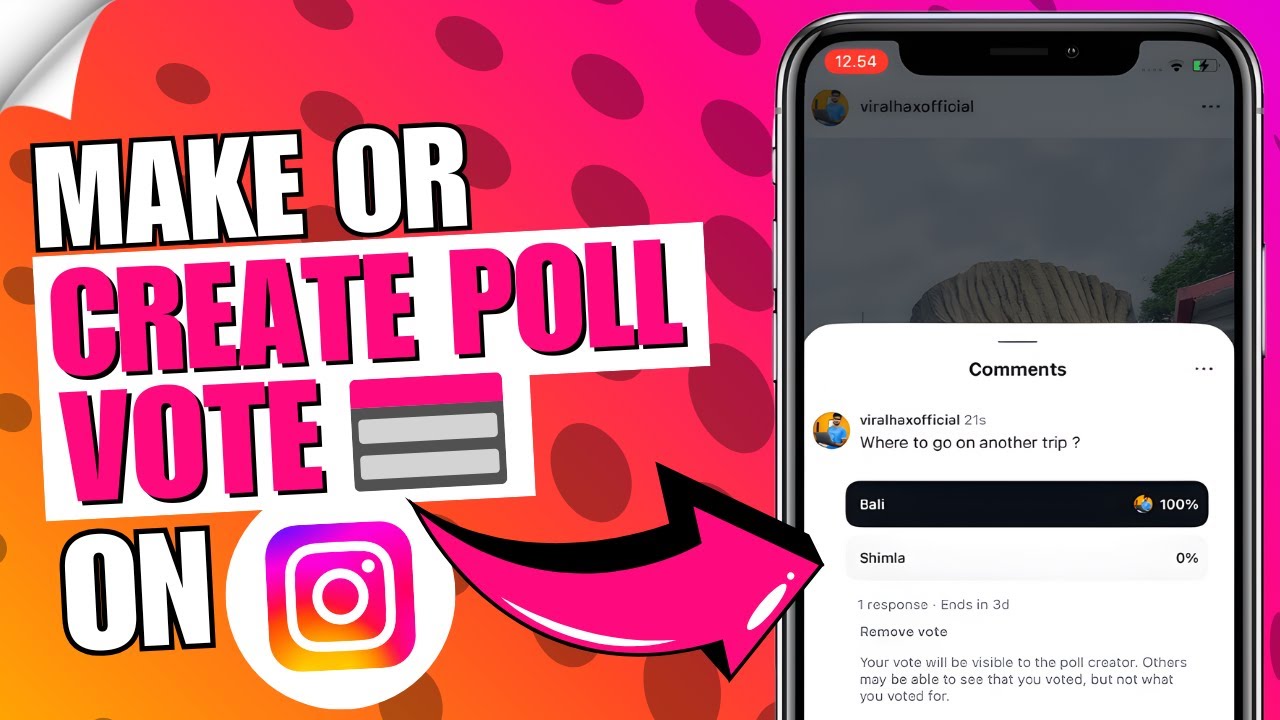 How to Make or Create Poll Vote on Instagram | 📊 Instagram Poll Voting ...