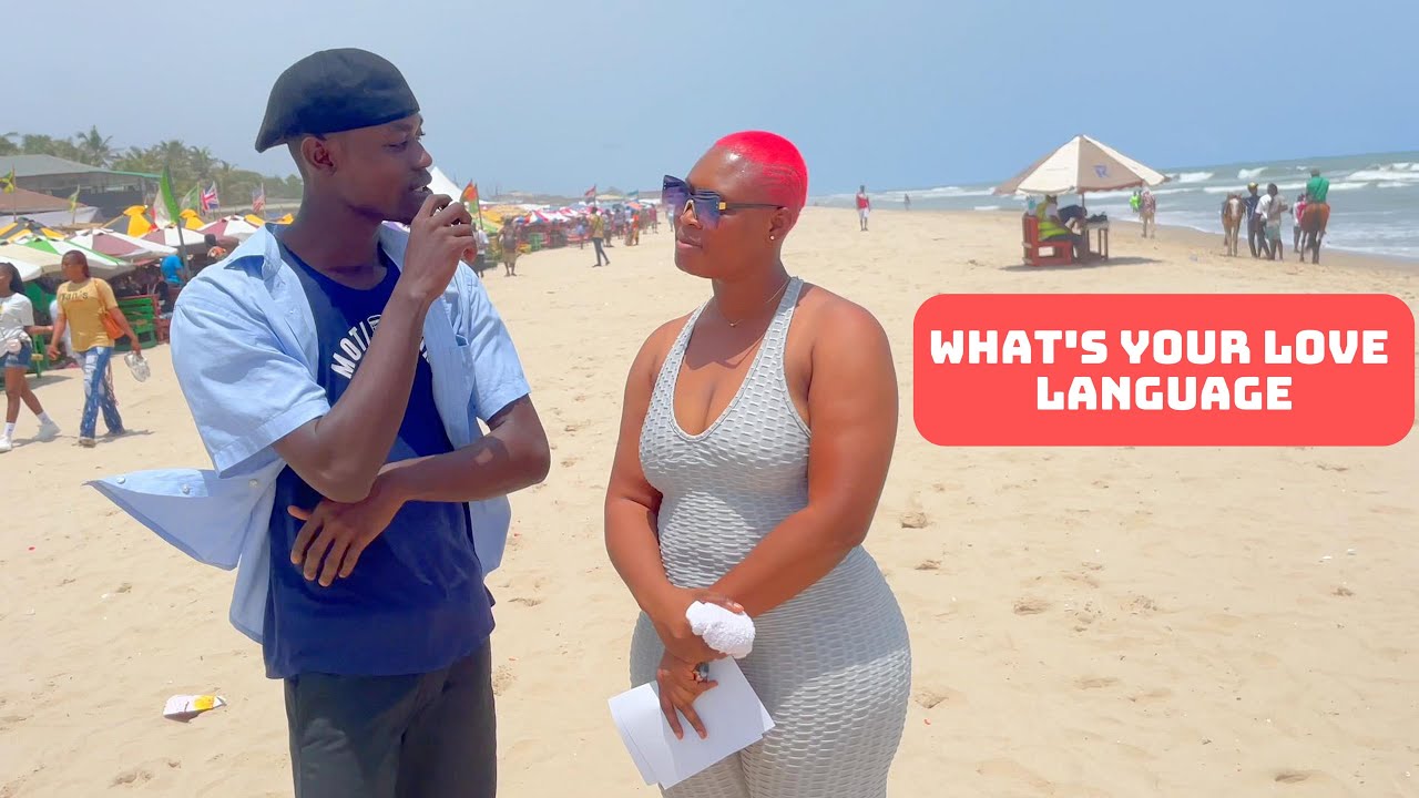 ASKING RANDOM PEOPLE AT THE BEACH WHAT THEIR LOVE LANGUAGE IS - YouTube