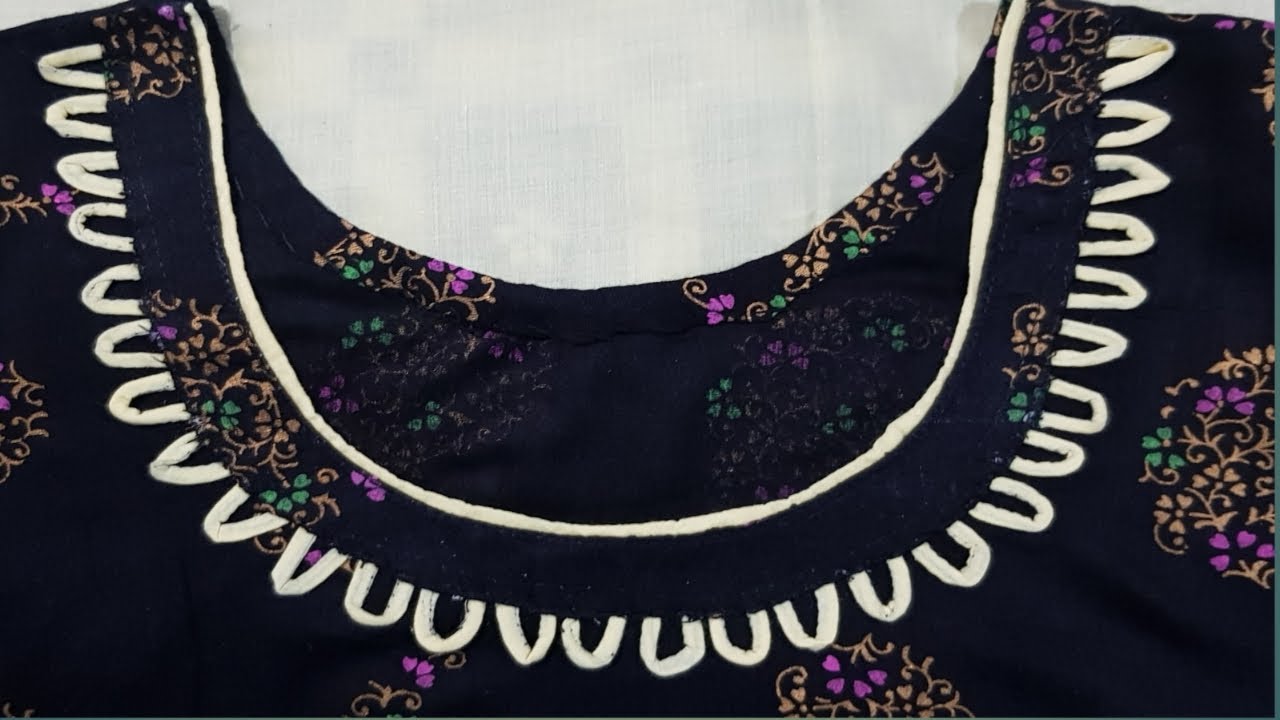 Stylish Neck Design With Dori Loops ll Latest Loops Design ll New Dori ...