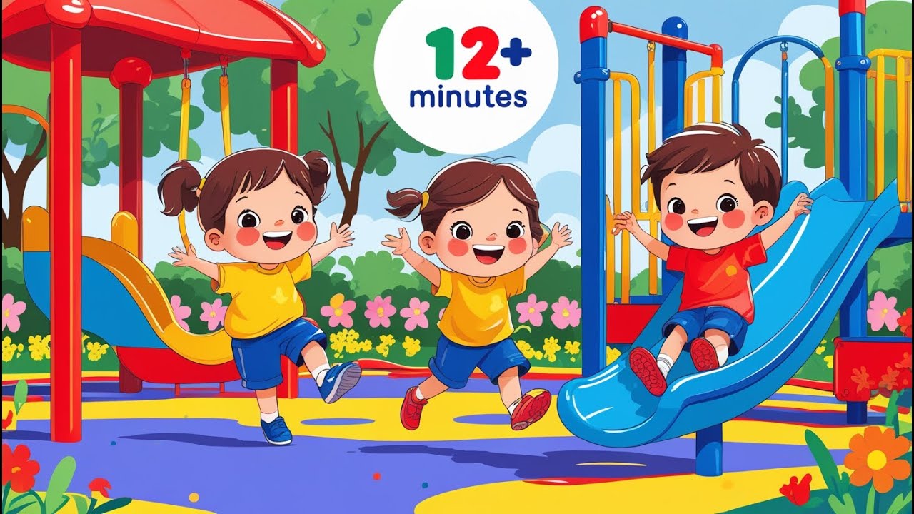 Fun Nursery Rhymes Compilation | Twinkle Twinkle, Playground Song, Busy ...