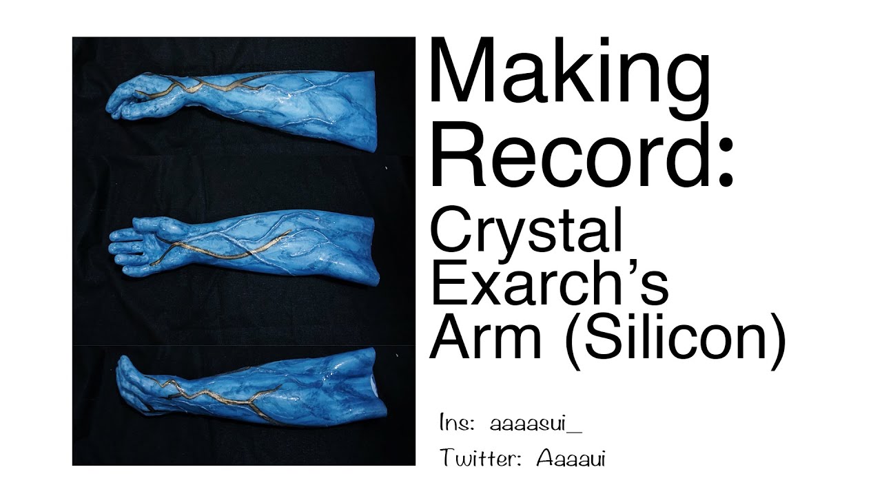 [Making process] [Costume] Crysra Exarch from FFXIV - Arm(Silicon ...