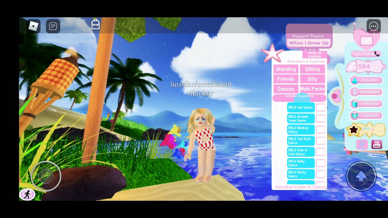 Just dance on roblox/ida - YouTube