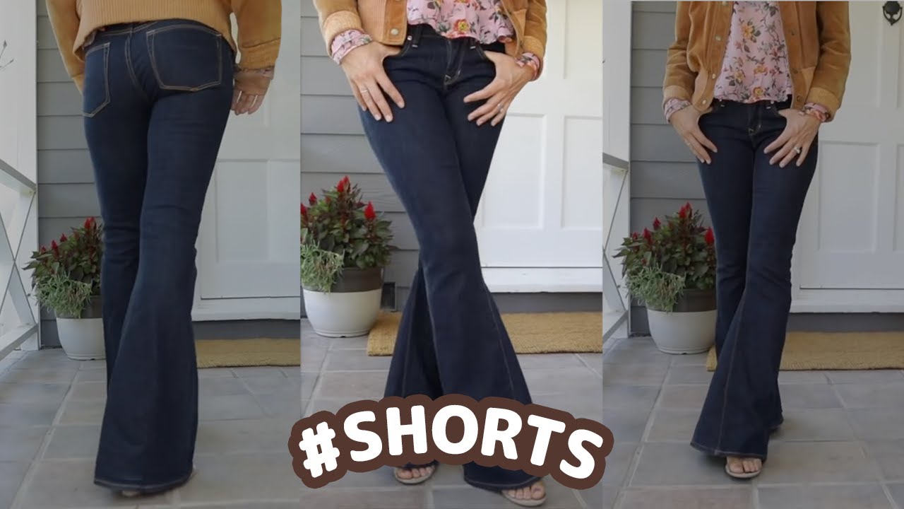 DIY: NO-SEW Bell Bottom Jeans! (Easy Hack!) | DIY with Orly Shani # ...