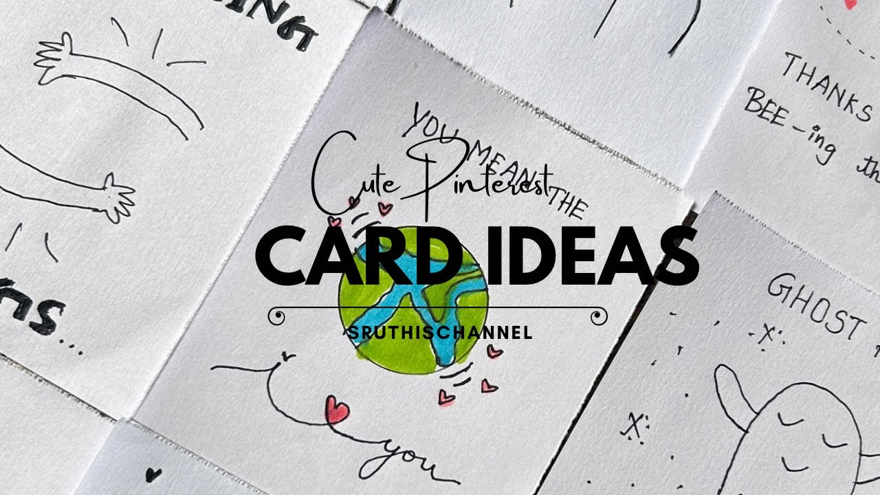 30 cute mini card ideas | Sruthischannel - YouTube
