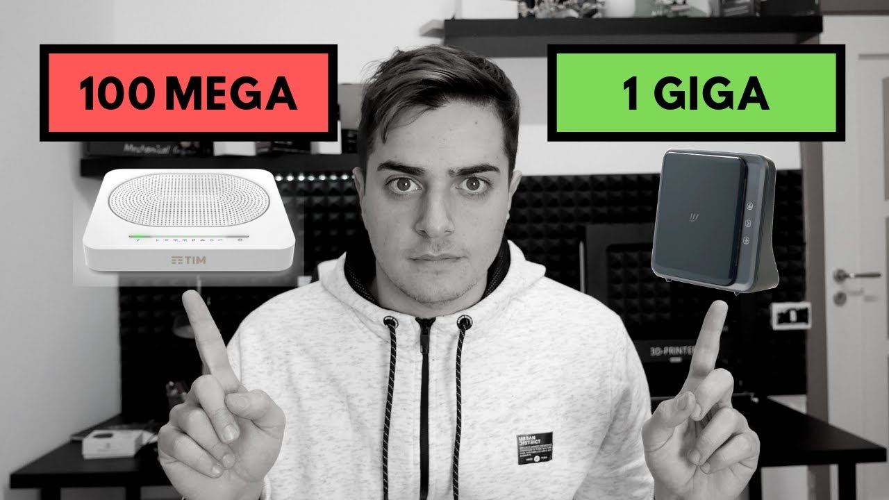 "Da FIBRA tim 100 mega a 1000 mega fastweb" - IN 7 GIORNI! - YouTube