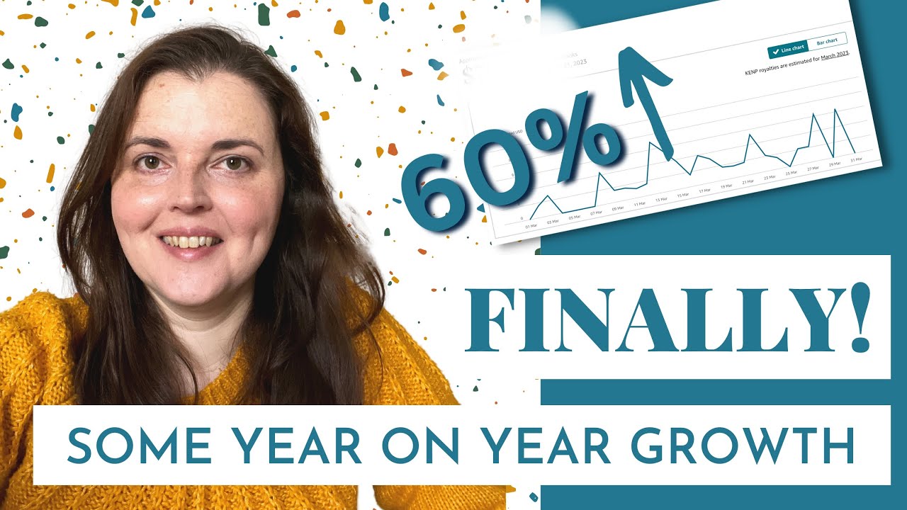 Quarter One KDP Income Report PLUS April Goals and YoY Growth! - YouTube