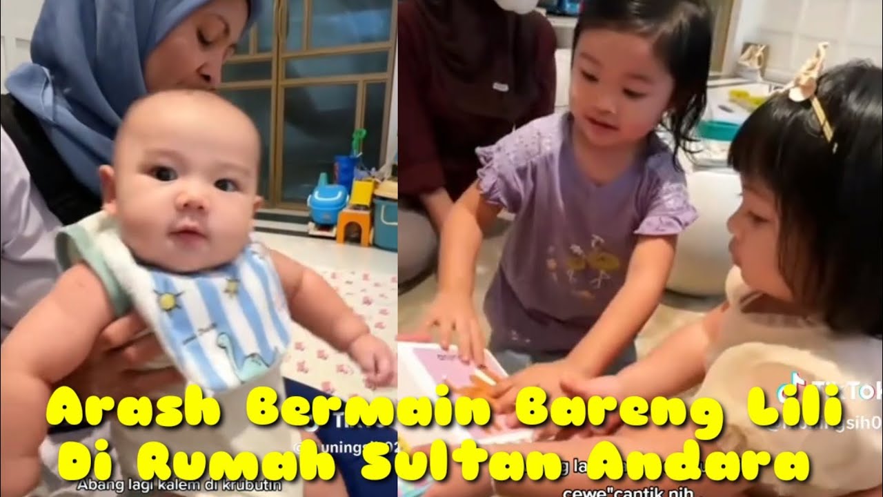 Asyik Arash Bermain Sama lili di rumah Raffi Ahmad Nagita Slavina ...