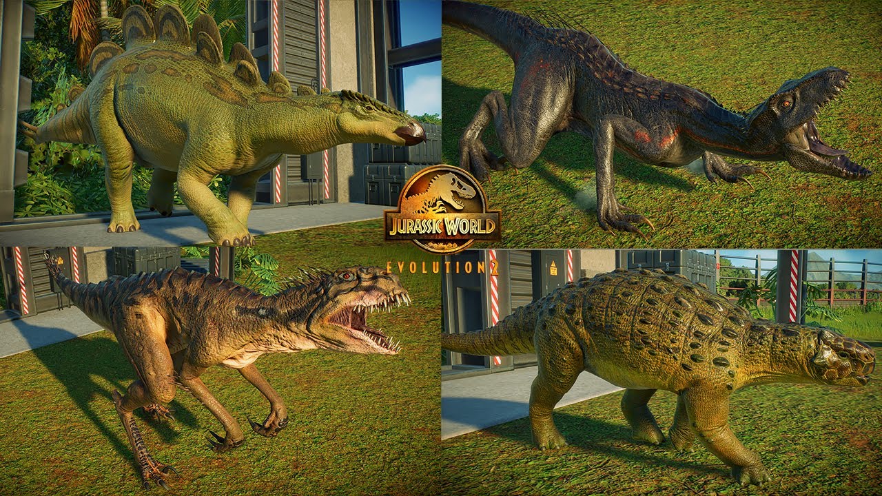 All 33 Medium Size Dinosaurs Species Release Animations & Sound ...