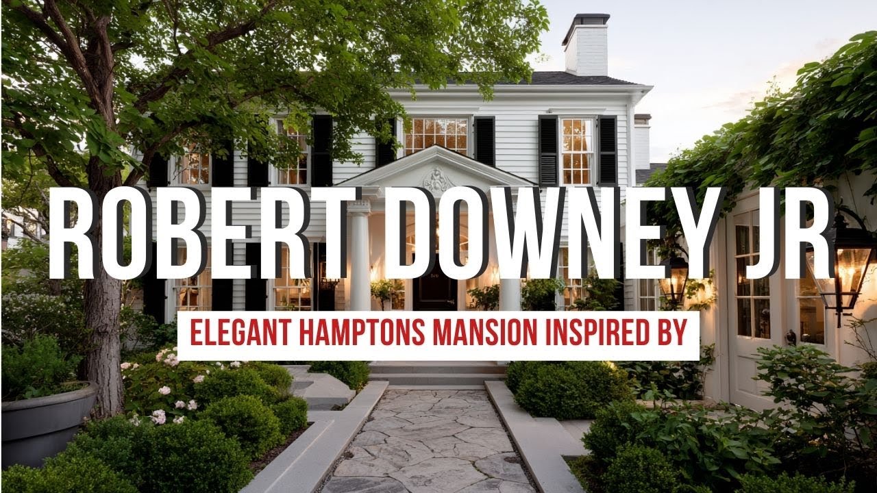 Elegant Hamptons Mansion Inspired by Robert Downey Jr with Historic ...