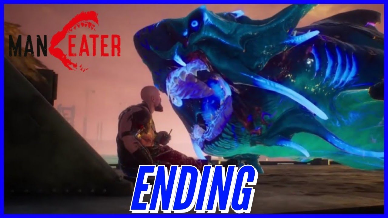 MANEATER! Final Boss! Scaly Pete vs. Mega Shark! Ending. - YouTube