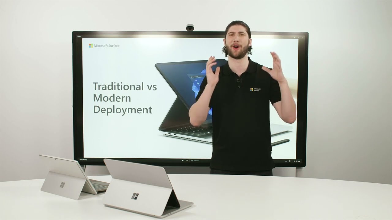 Traditional vs Modern Deployment of Surface Devices - YouTube
