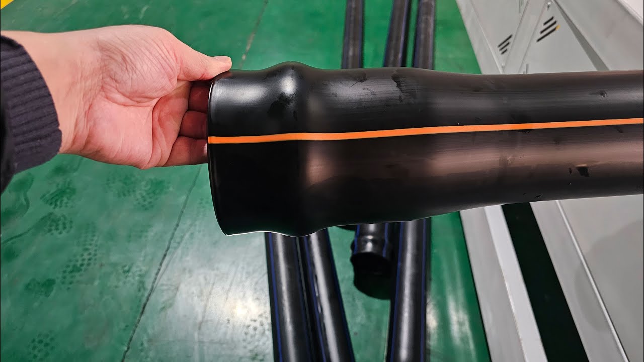 HDPE pipe belling machine /plastic pipe socketing machine /automatic PE ...