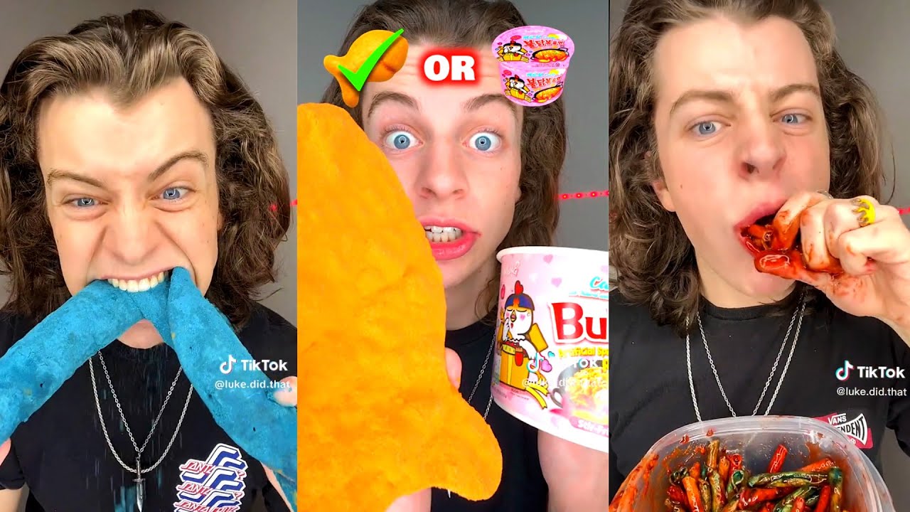 *1 HOUR* LukeDidThat Extreme Spicy Challenge Compilation | Lukedidthat ...
