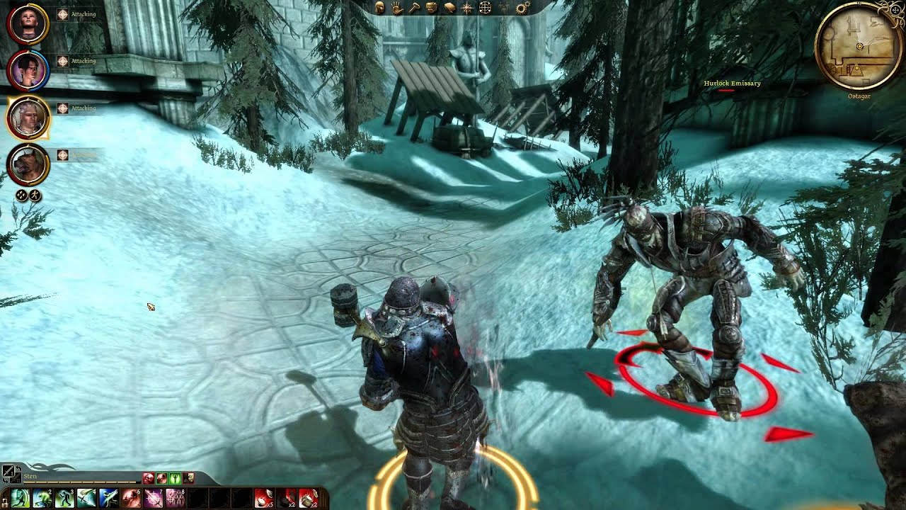 Let's Play Dragon Age Origins 055 - Hurlock General - YouTube
