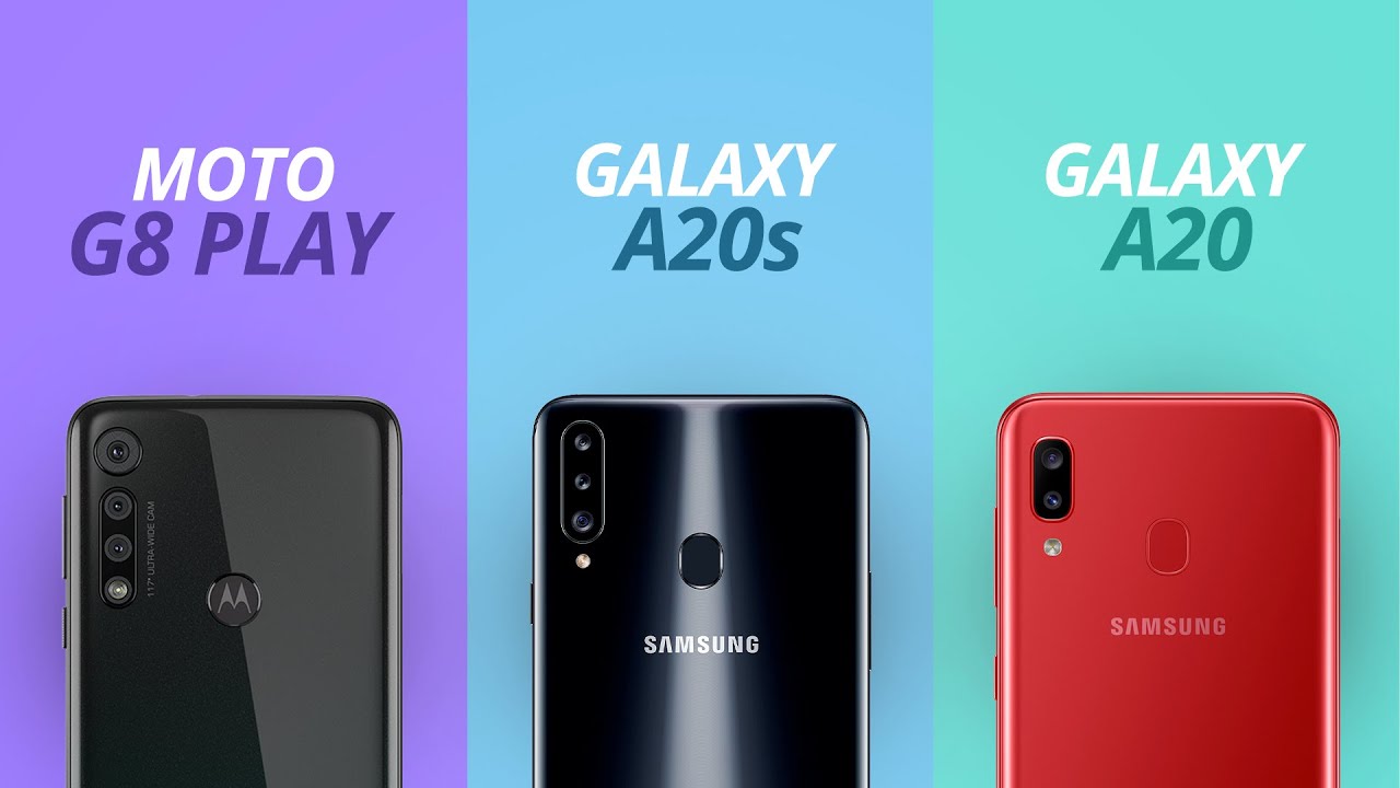 Galaxy A20s vs G8 Play vs A20, Guerra de Baratos!! [Comparativo] - YouTube