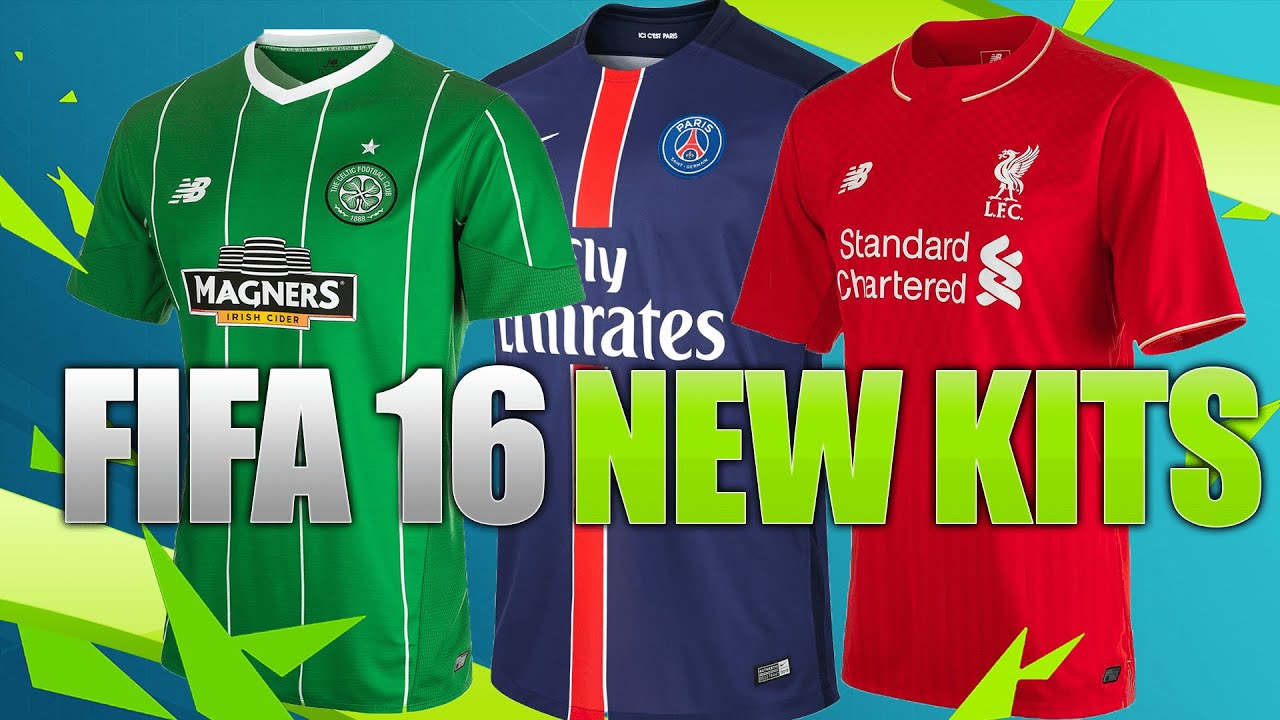 FIFA 16 - Brand New Stunning Kits! - YouTube