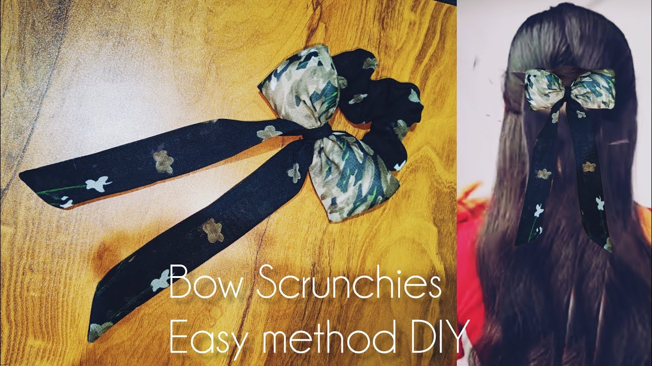 Bow scrunchies making tutorial #bowscrunchies #scrunchies # ...