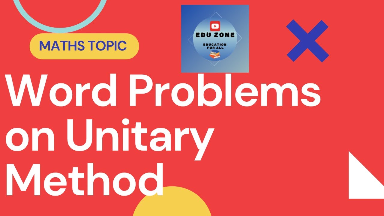 Unitary Method || #Eduzone_Math #unitary method #Eduzone #ratio ...