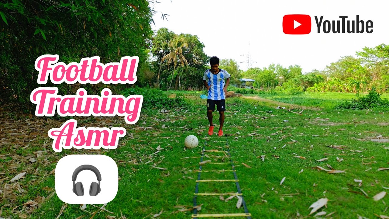 Football ASMR - relaxing football training sounds - YouTube