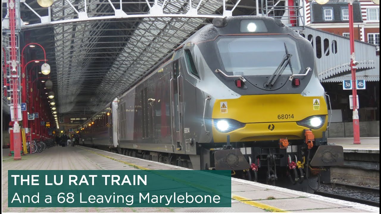 The London Underground Track Recording Train at Rickmansworth + A 68 at ...