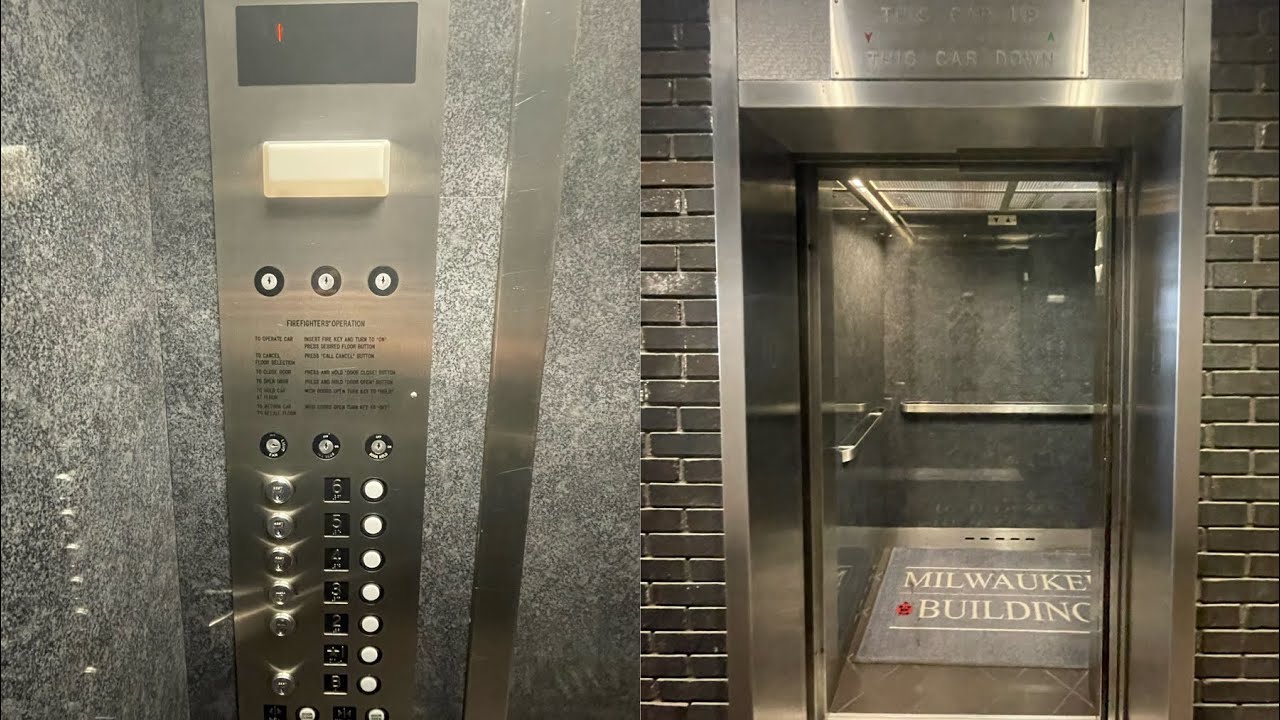 Funky Vintage Northwestern Traction Elevators @ Milwaukee Building - Milwaukee,WI. - YouTube