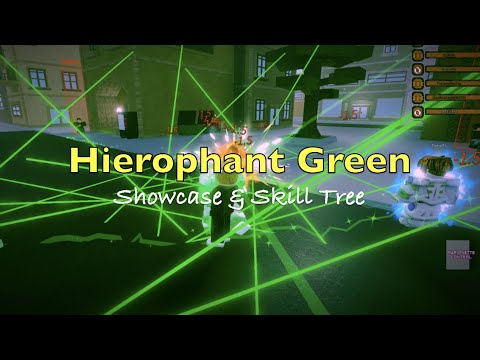 [YBA] HG Showcase & Skilltree (Hierophant Green) · Roblox Tutorial ...