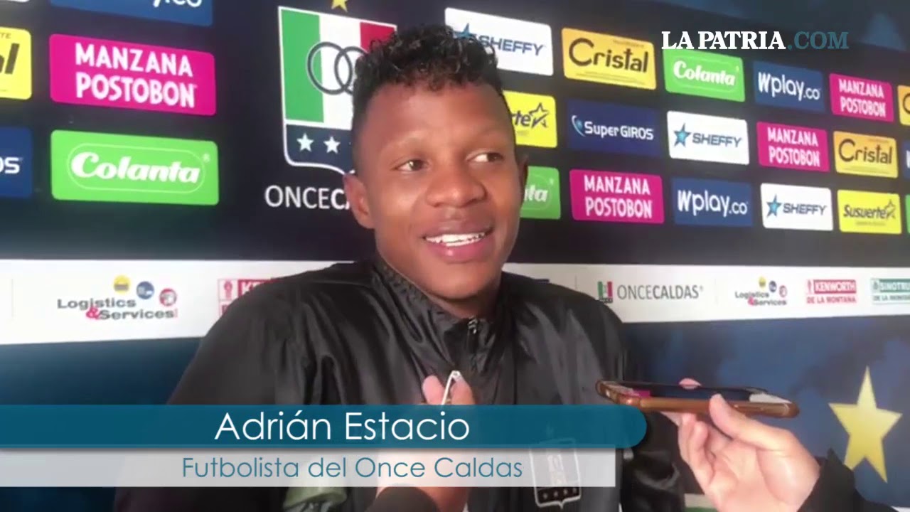 Adrián Estacio, jugador del Once Caldas lesionado - YouTube