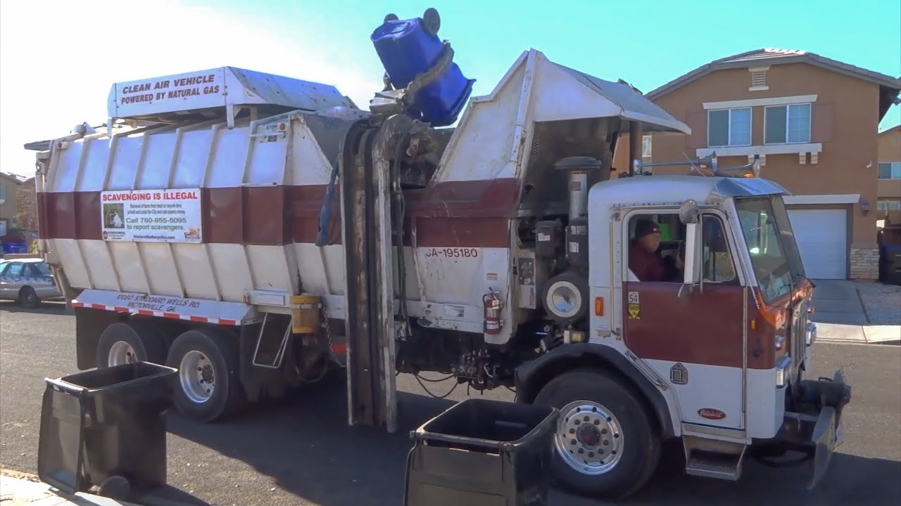 Burrtec/AVCO Garbage Trucks - December 2020 - YouTube