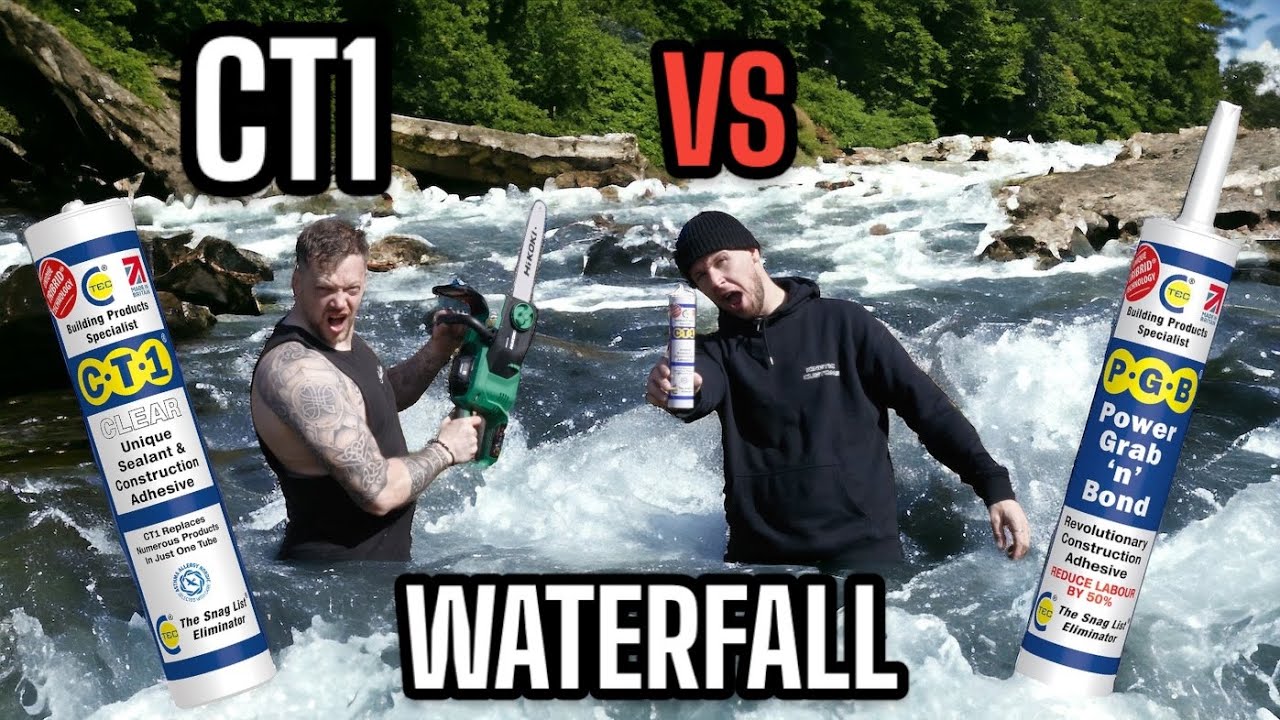 CT1 SEALANT vs waterfall... the results were shocking!! - YouTube