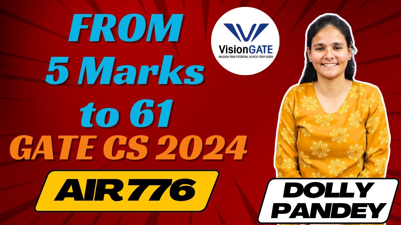 GATE CSE TOPPER Interview | AIR 776 CSE | Dolly Pandey #gateexam # ...