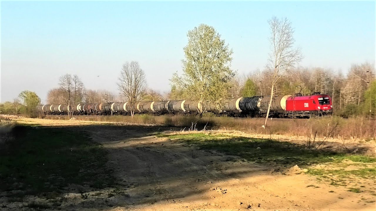 OBB Taurus locomotive class1116 on a freight train in Croatia.RCC ...