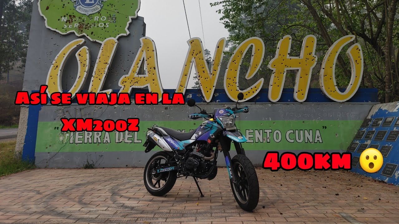 VIAJE A OLANCHO 🐼💥 en la XM200Z Honduras - 504 Motos - YouTube