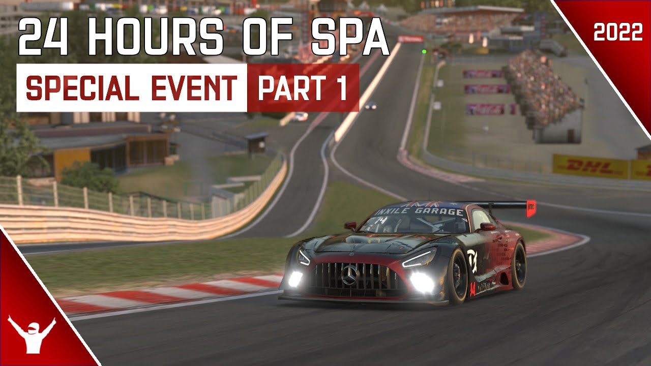 Spa 24HR Special Live Event - Part 1 // iRacing - YouTube