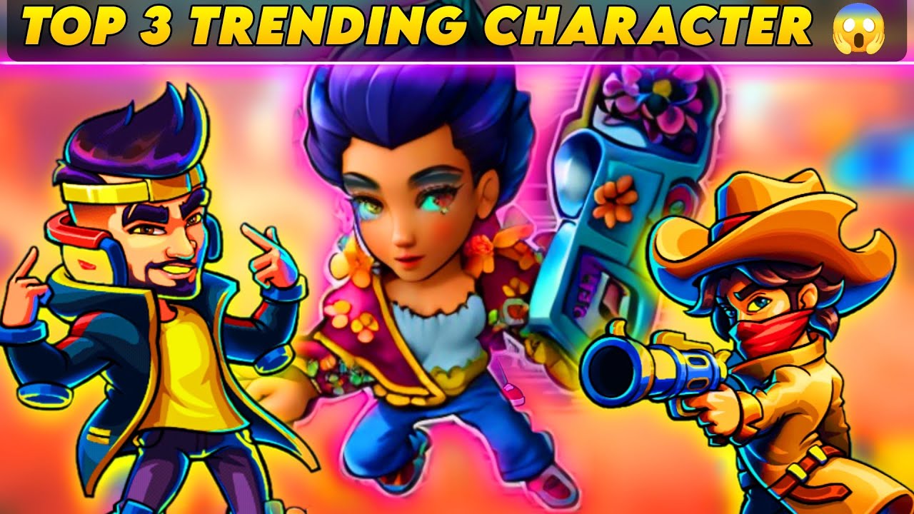 Top 3 Trending Characters In Battle Stars Techno Gamerz Game 🎯 - YouTube