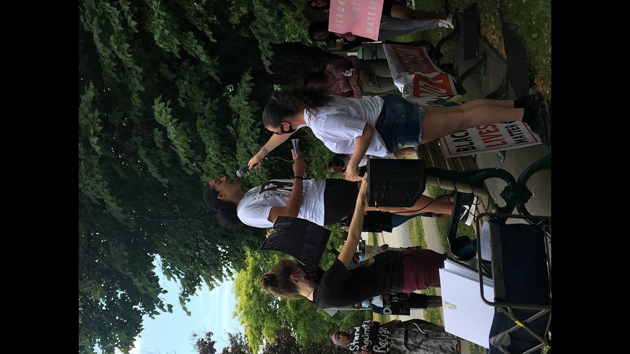 Swansea Walk Against Racism (Kiyara Letlow speech) - YouTube