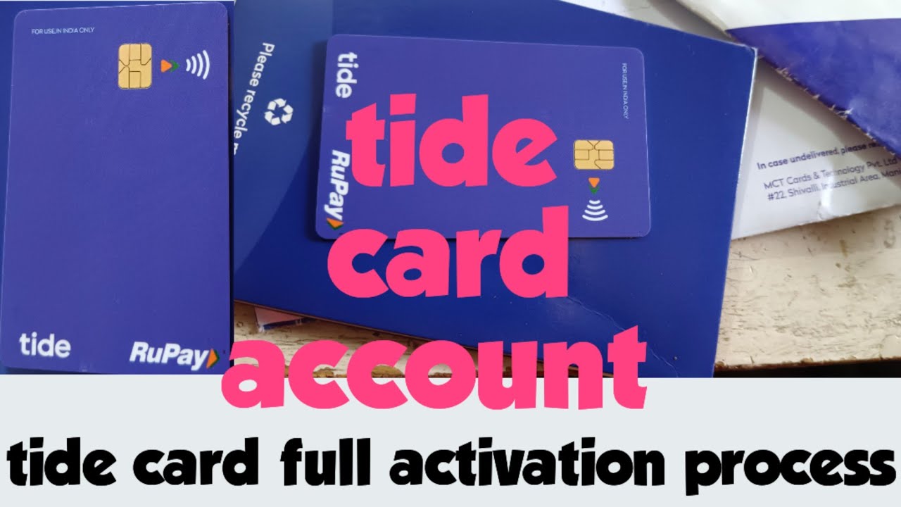 Tide Card Full Activation Process ! Tide card activation ! Tide card ...