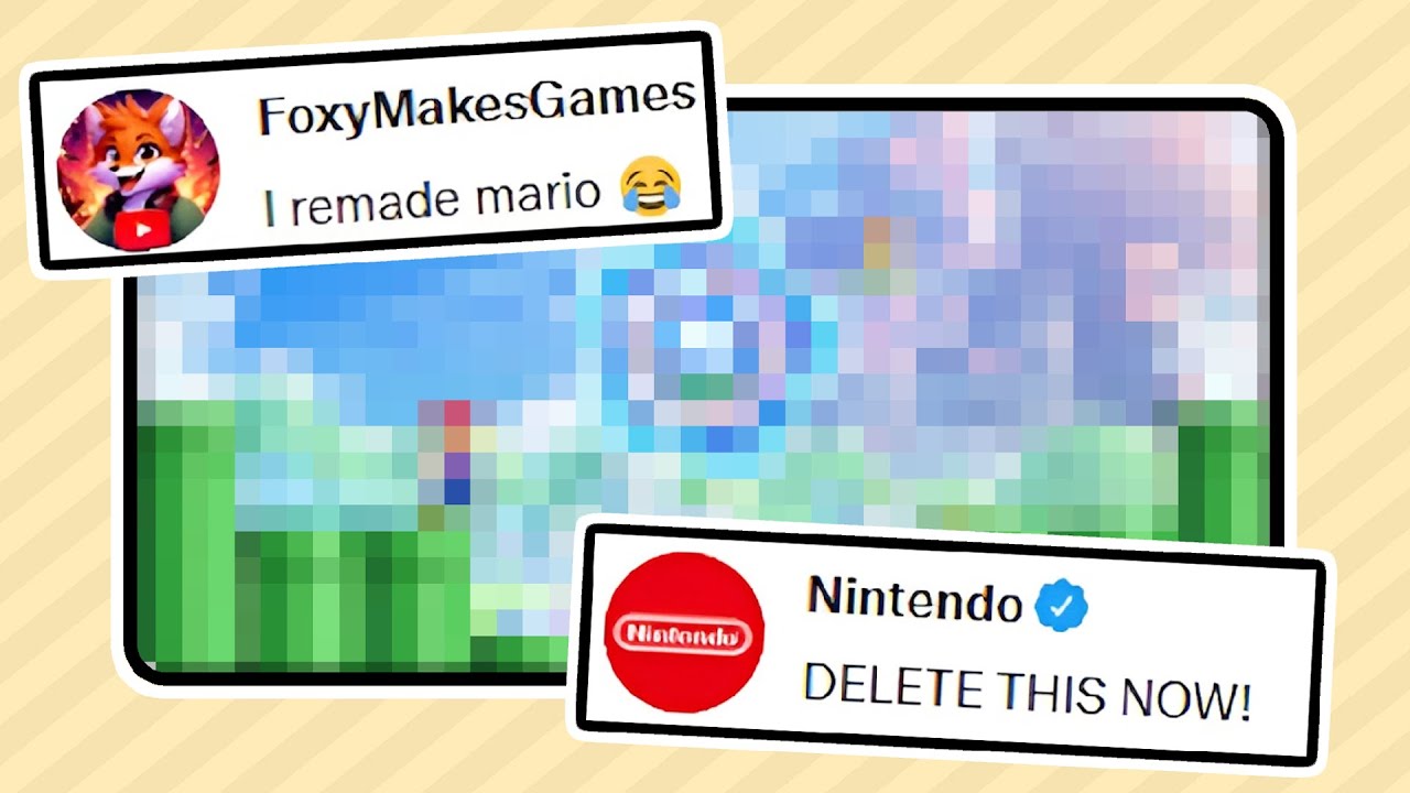 I Remade Mario BUT With A Fox! - YouTube