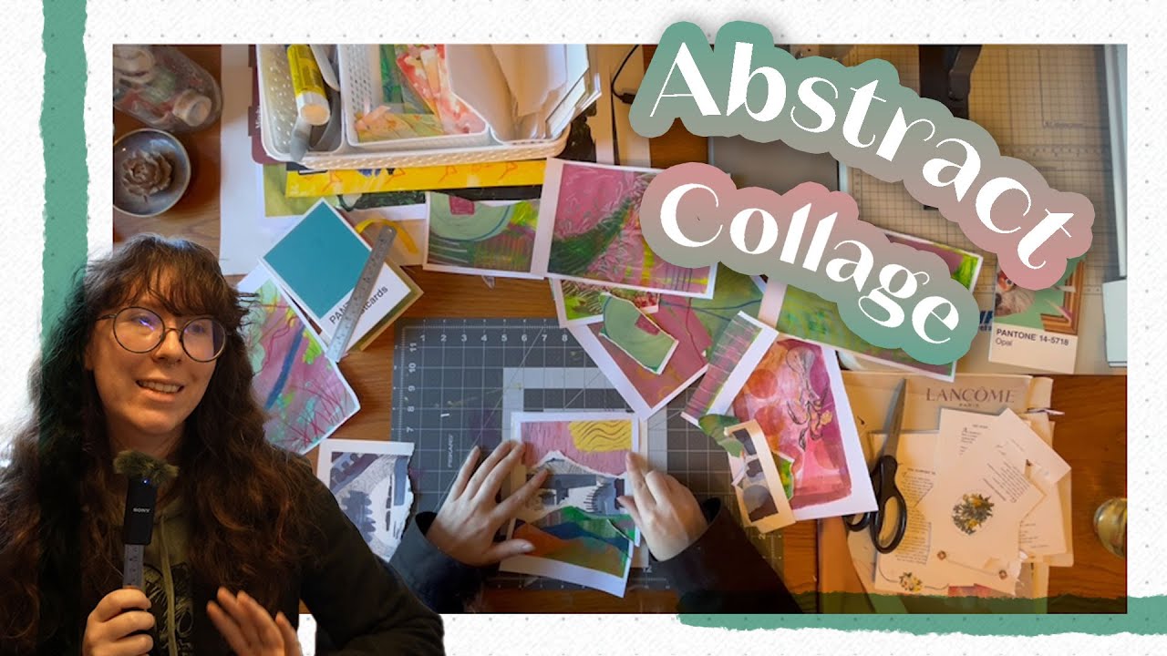 Making an abstract collage! - YouTube