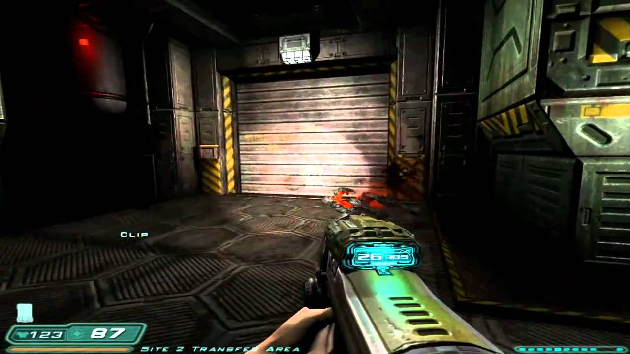 HD 720p - DOOM 3 - Mission 14 - Monorail - YouTube