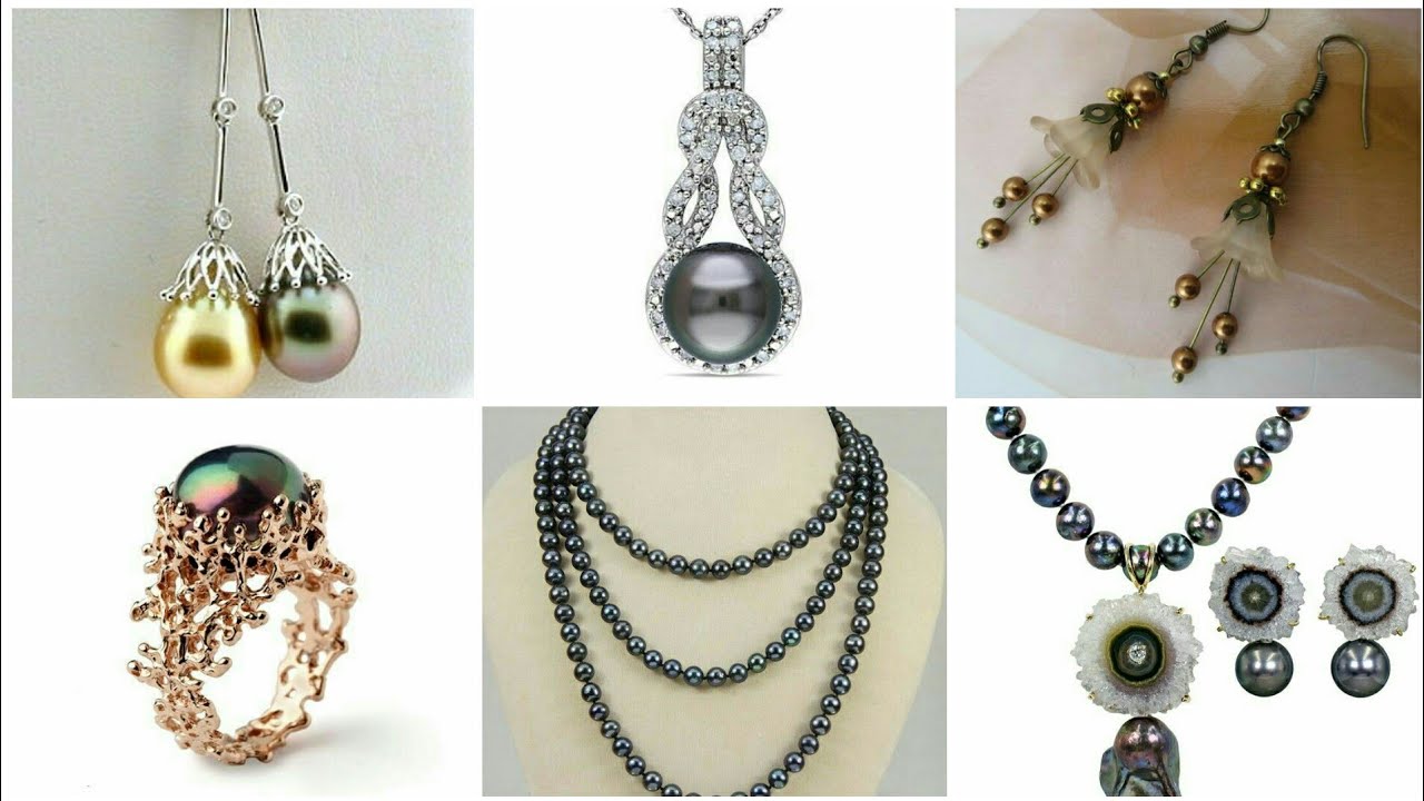 Latest Stylish Black Color Jewelry Collection2020 - YouTube