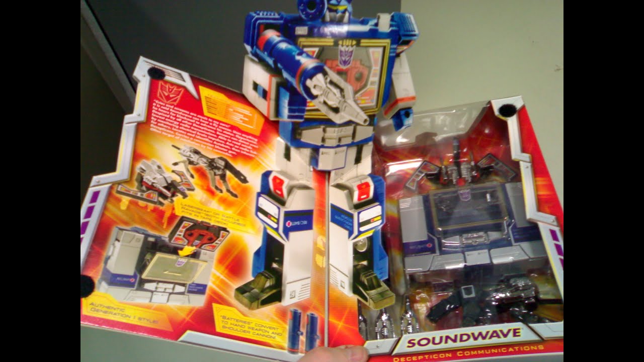 transformers g1 soundwave commemorative edition - YouTube