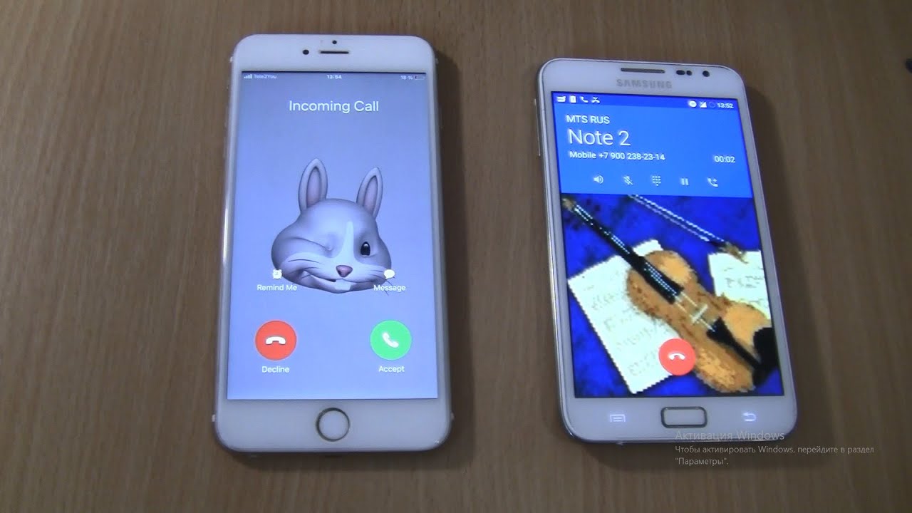 Samsung Galaxy NOTE 1 ANDROID 7 + Iphone 6s plus Gold Double incoming ...