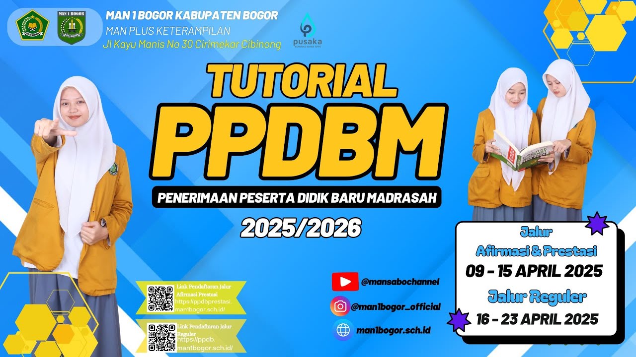 TUTORIAL PPDBM MAN 1 BOGOR 2025/2026 - YouTube