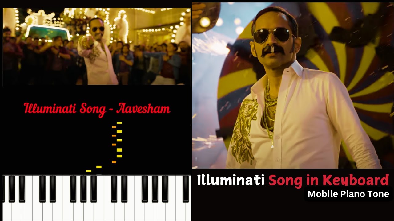 Illuminati Song Keyboard Cover | Aavesham | Fahadh Faasil | Dabzee ...