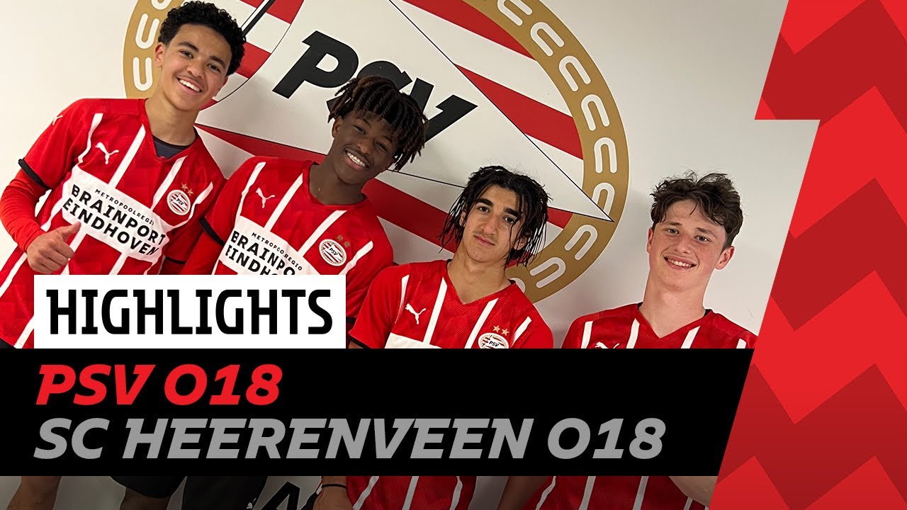 Lots of goals 🤤 | HIGHLIGHTS PSV O18 - sc Heerenveen O18 - YouTube