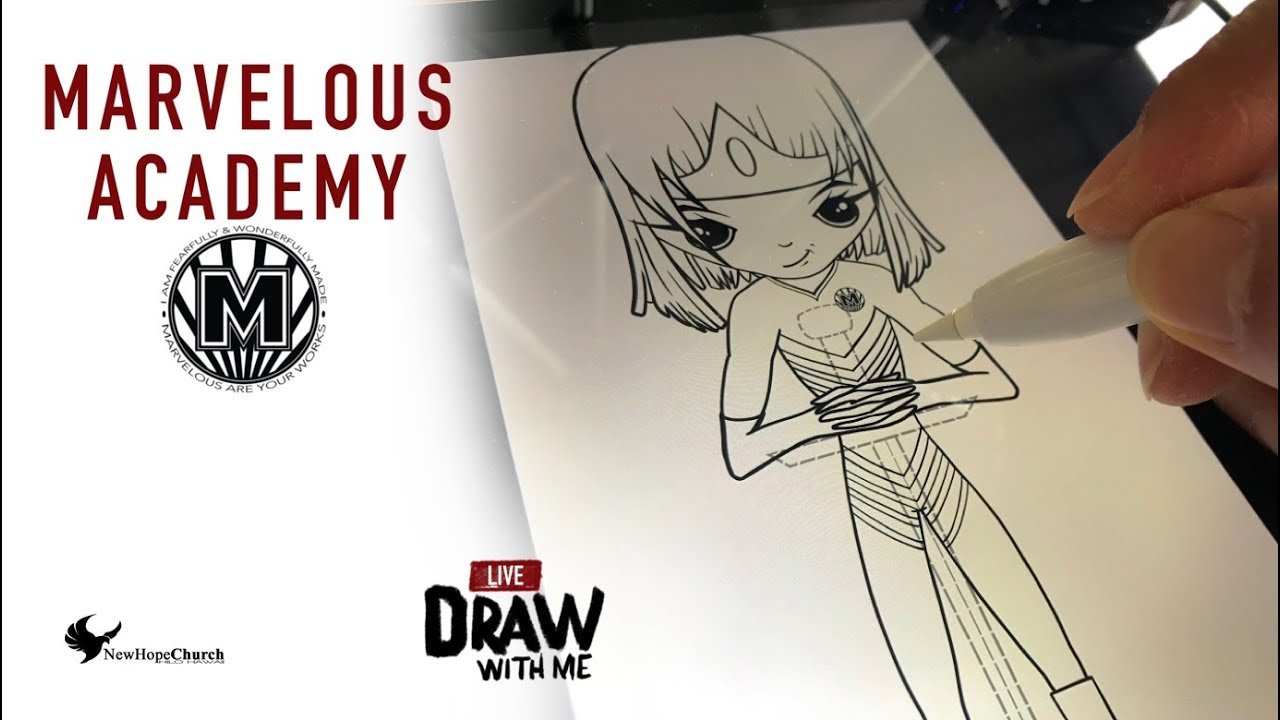 MARVELOUS ACADEMY-DRAW WITH ME (SHELDON LACSINA) - YouTube